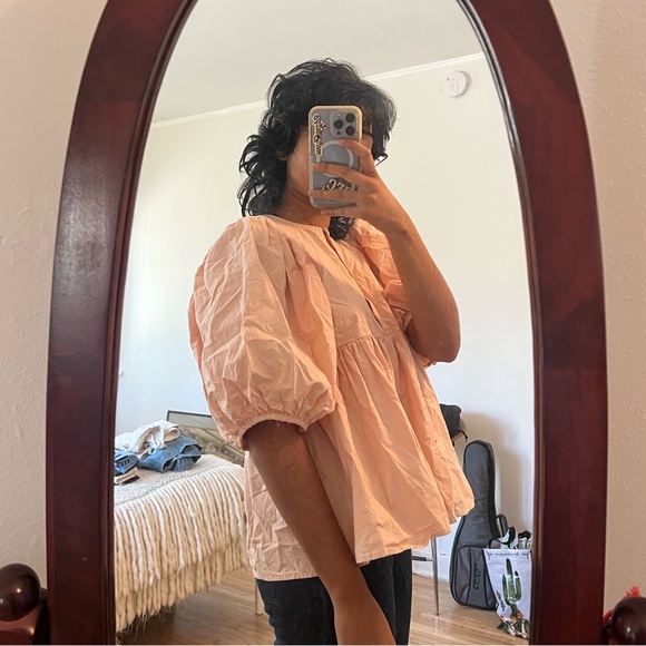 Rudy Jude | Tops | Rudy Jude Peach Day Blouse | Poshmark